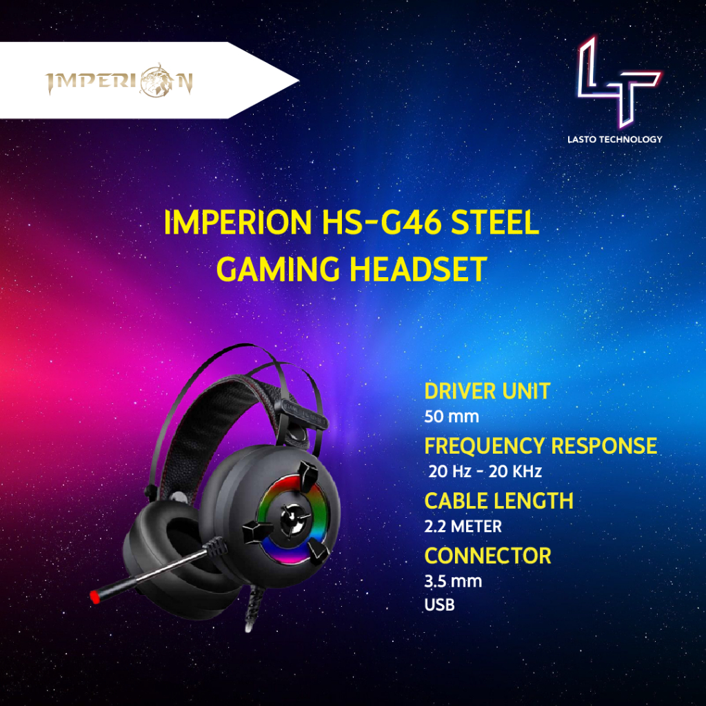 Imperion HS-G46 Professional Gaming Headset | Shopee Malaysia