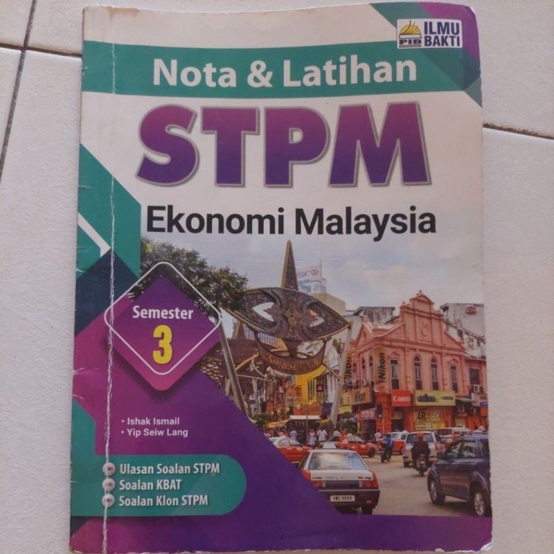 STPM Ekonomi Malaysia (STPM Economic Book) | Shopee Malaysia