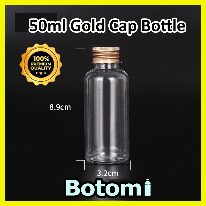 Transparent PET Juice Bottle with Aluminum Cap | Plastik Botol untuk ...