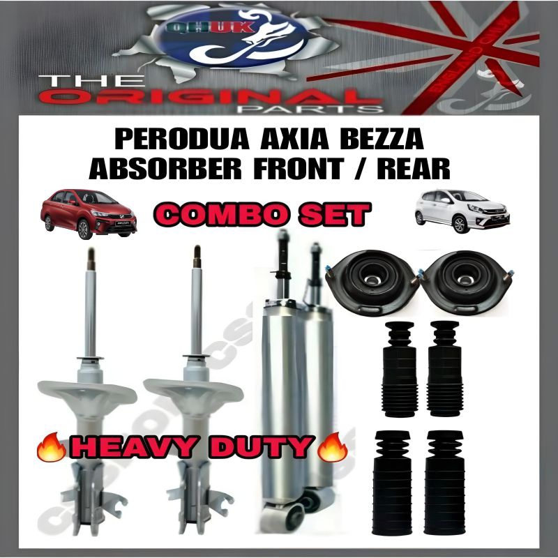 CS KYB RS ULTRA SAME QHUK QUALITY PERODUA AXIA BEZZA ABSORBER FRONT ...