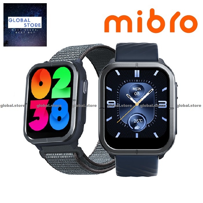 Mibro C3 SpO2 PPG Bio Heart Rate Sensor Smart Watch (1.85'') | Shopee ...