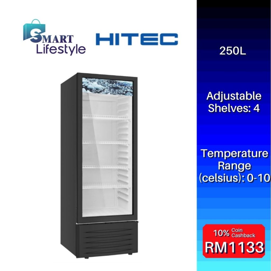 HITEC Display Chiller (250L) HTC-268FSC | Shopee Malaysia