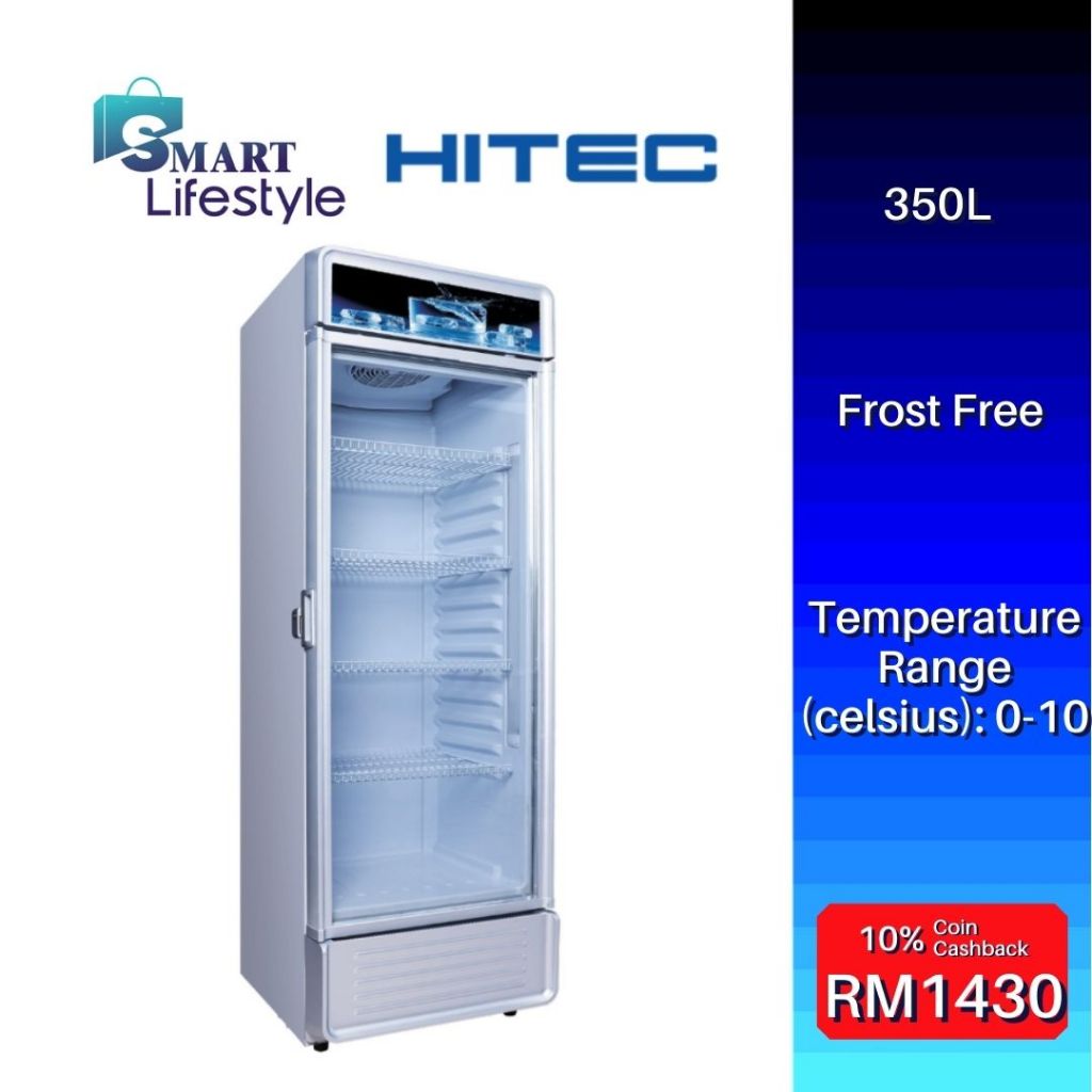 Hitec Display Chiller Showcase Frost Free 350L HTC-350FFC | Shopee Malaysia