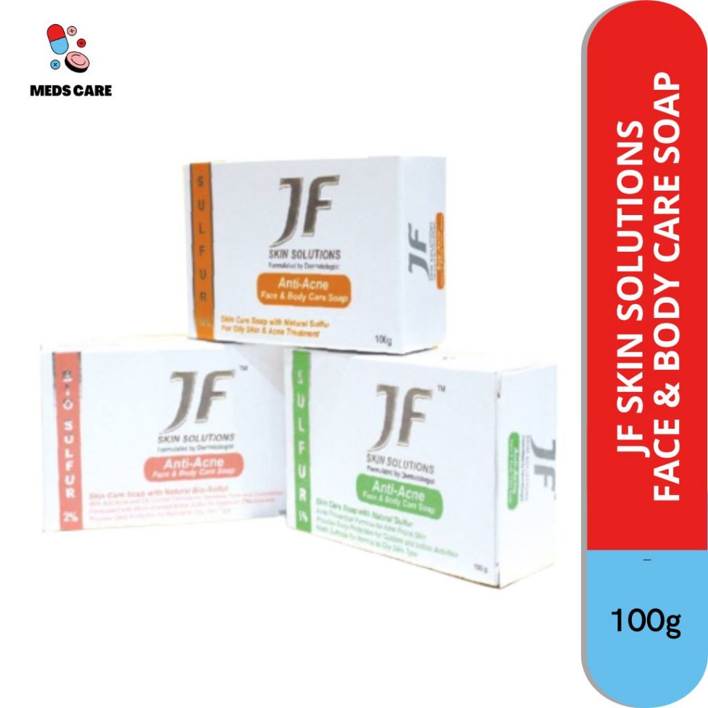 JF SULFUR SKIN SOLUTIONS FACE & BODY CARE SOAP 100G | Shopee Malaysia