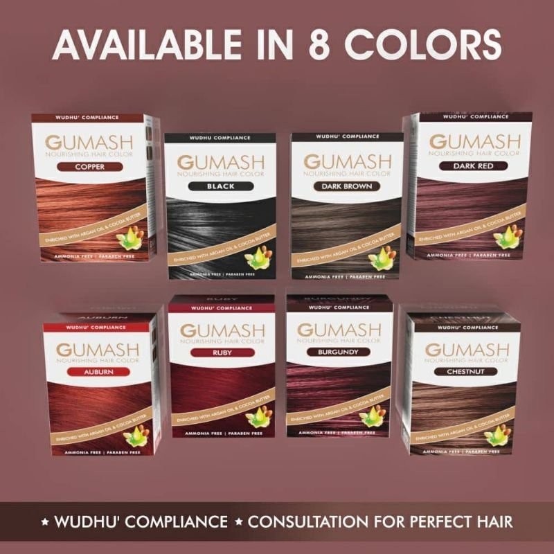 GUMASH HAIR COLOUR (SAH SOLAT) | Shopee Malaysia
