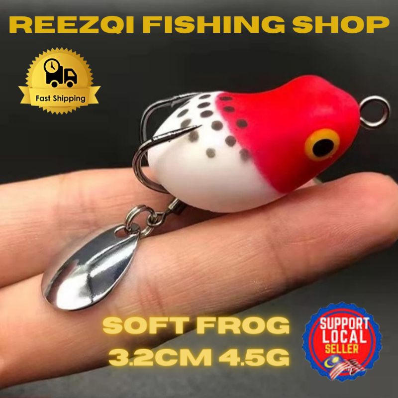 MALAYSIA SOFT FROG 3.2CM 4.5G THUNDER FROG READY STOCK MALAYSIA ...