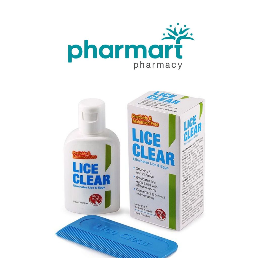 LICE CLEAR Eliminates Lice & Eggs 70ml (exp5/25) | Shopee Malaysia
