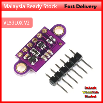 VL53L0X V2 Time of Flight Laser Ranging Distance Sensor GY-530 | Shopee ...