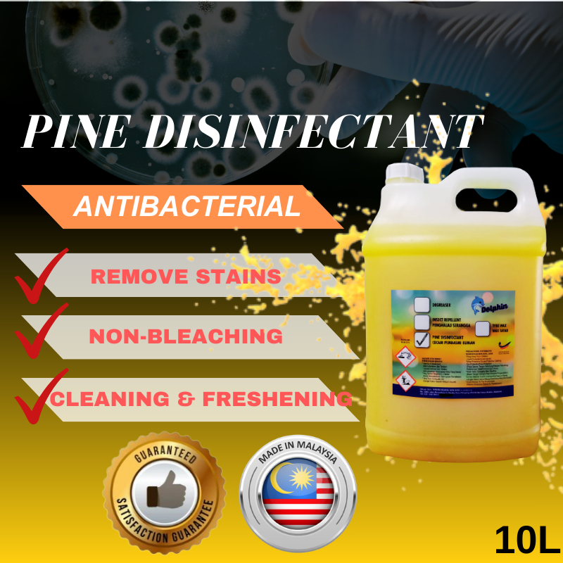 Pine Disinfectant Antibacterial Liquid 10 Litre / Pencuci Tandas Dettol ...