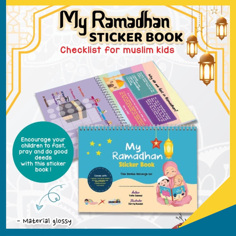 My Ramadhan Sticker Book | Checklist For Muslim Kids | Shopee Malaysia