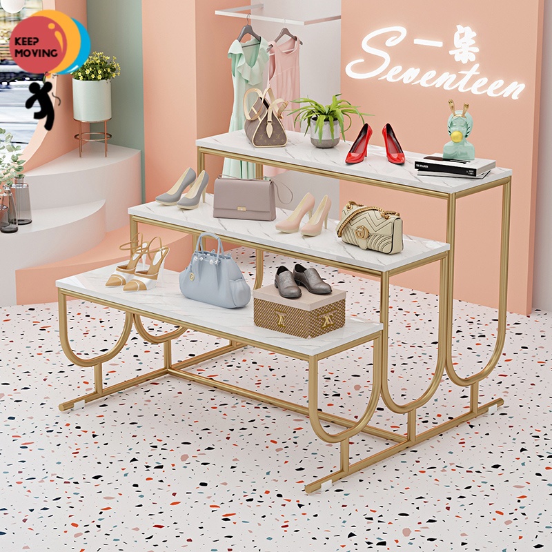 Luxury Middle Display Rack Rak Paparan Quality Multi Function Marble ...