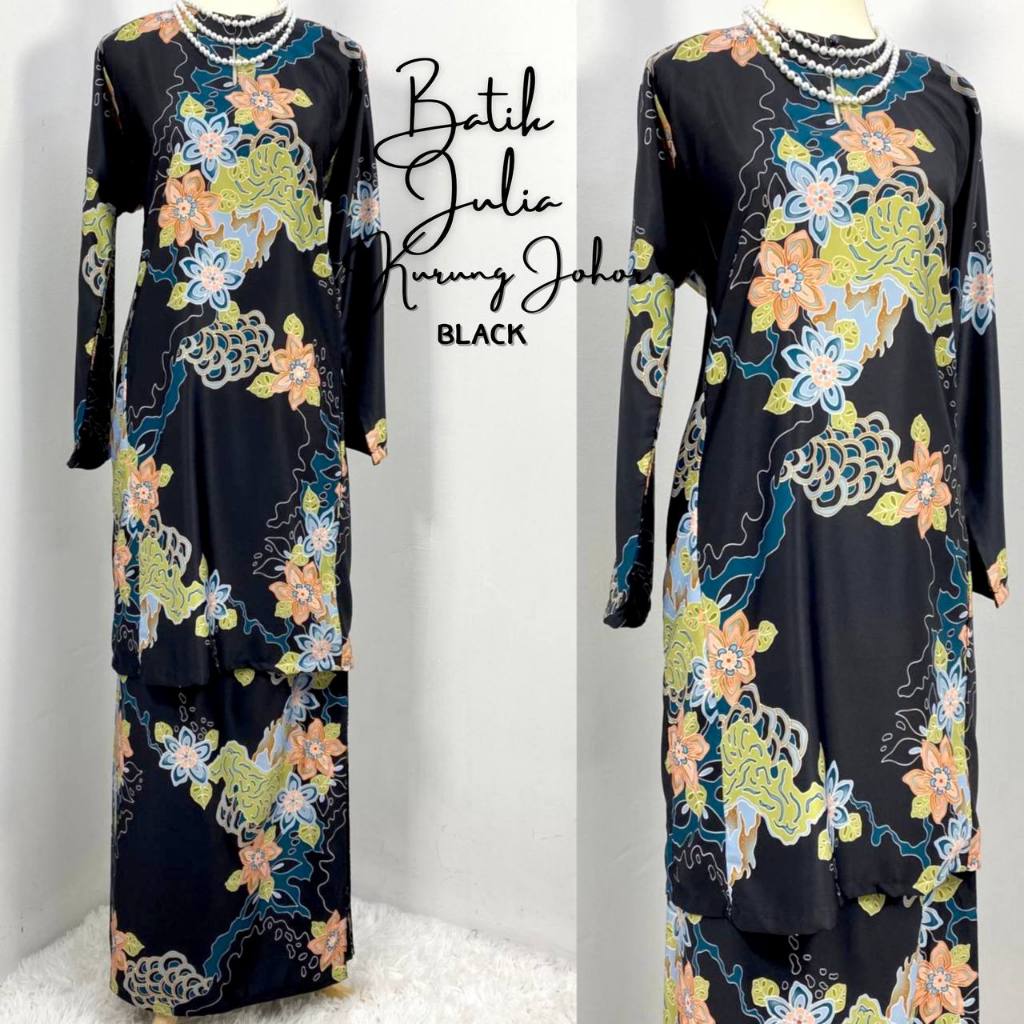 KURUNG JOHOR BATIK JULIA | Shopee Malaysia