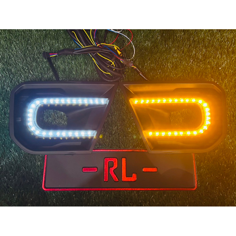 Ford ranger T9 2022 2023 XL XLT PLUS WILDTRACK Front bumper foglamp led ...