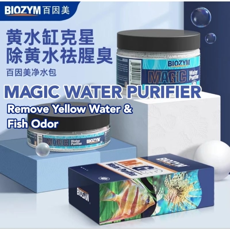 🔥BIOZYM🔥 MAGIC WATER PURIFIER Cleaning Solution in Aquarium Fish Tank ...