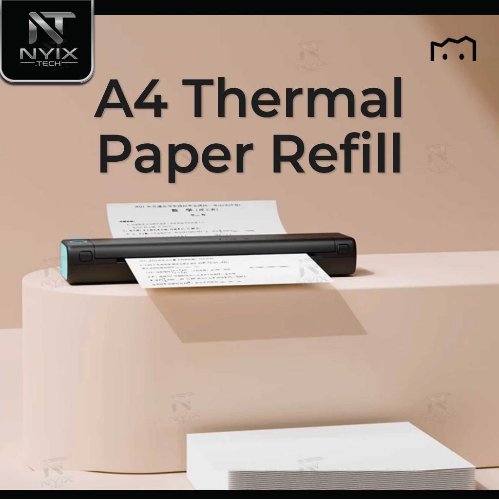 Phomemo A4 A5 B5 Thermal Paper Refill Mini Printer Portable | Shopee ...