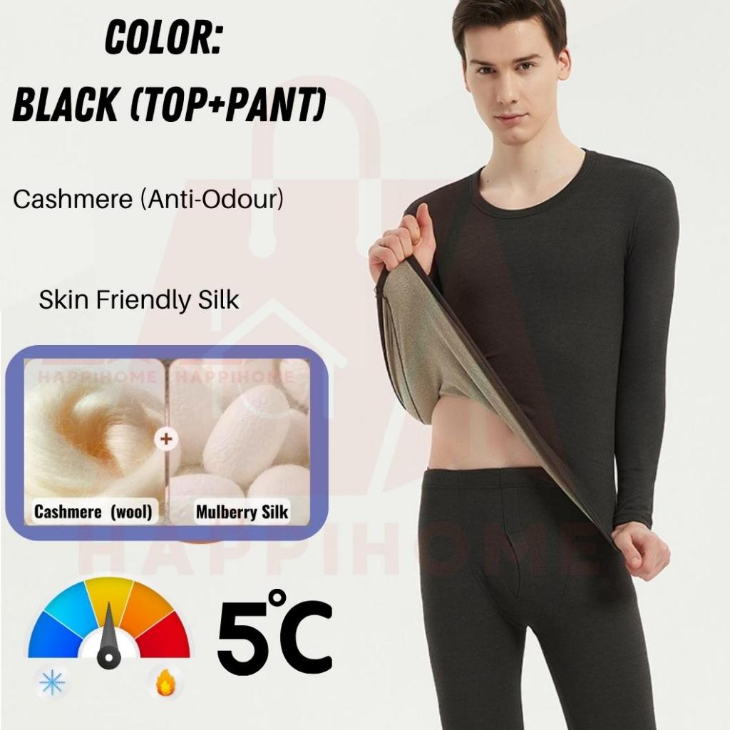 Thermal Wear Warm Inner Wear Fleece Winter Thermal Wool Underwear Long ...
