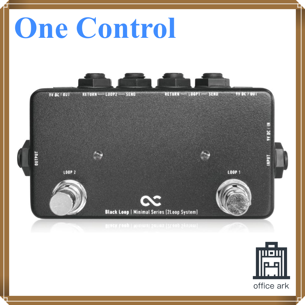 One Contro Minimal Series Effector Switcher 2Loop with 2DC OUT Black Loop [direct from Japan ...