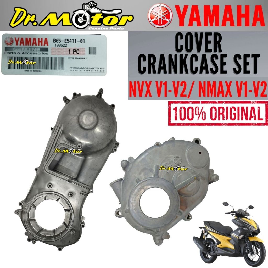 NVX155 NMAX V1 V2 AEROX NVX 155 Crankcase Cover CVT Pulley Gear Box ...