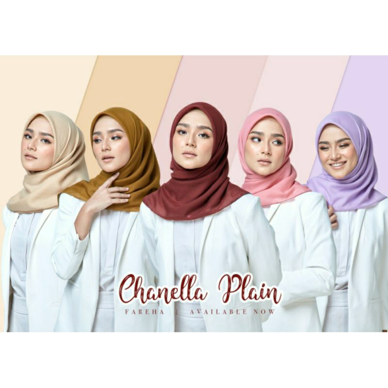 CHANELLA PLAIN BY FAREHA | Shopee Malaysia