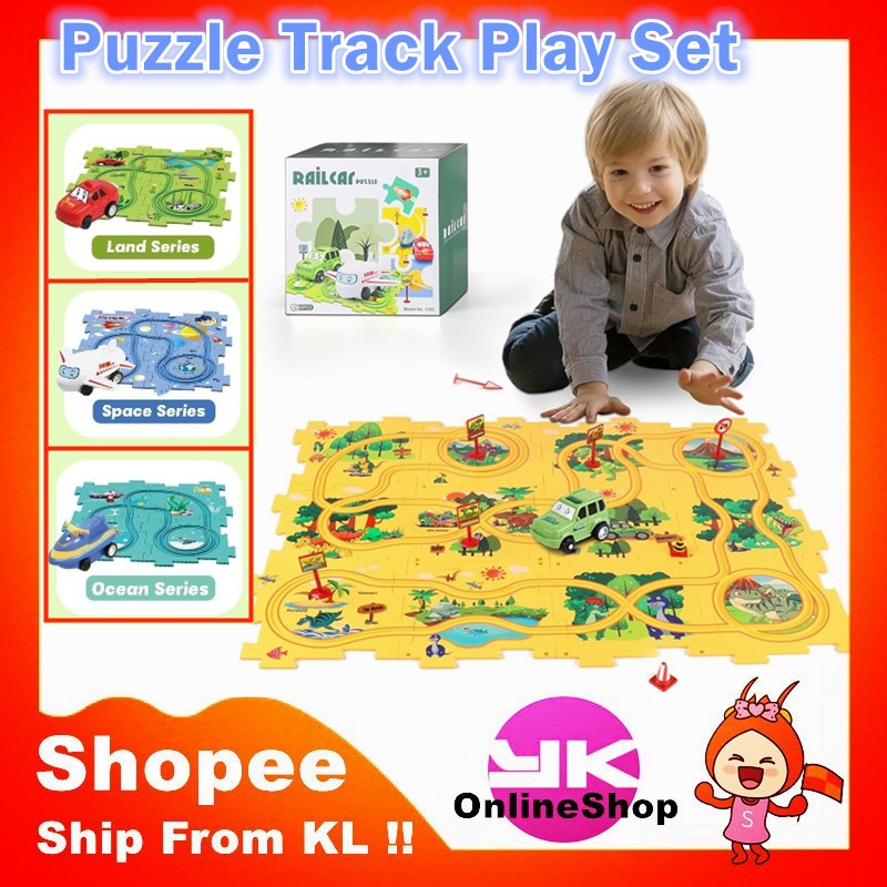 Ship Out Selangor -Puzzle track playset fun Track Car Toys Vehicle ...