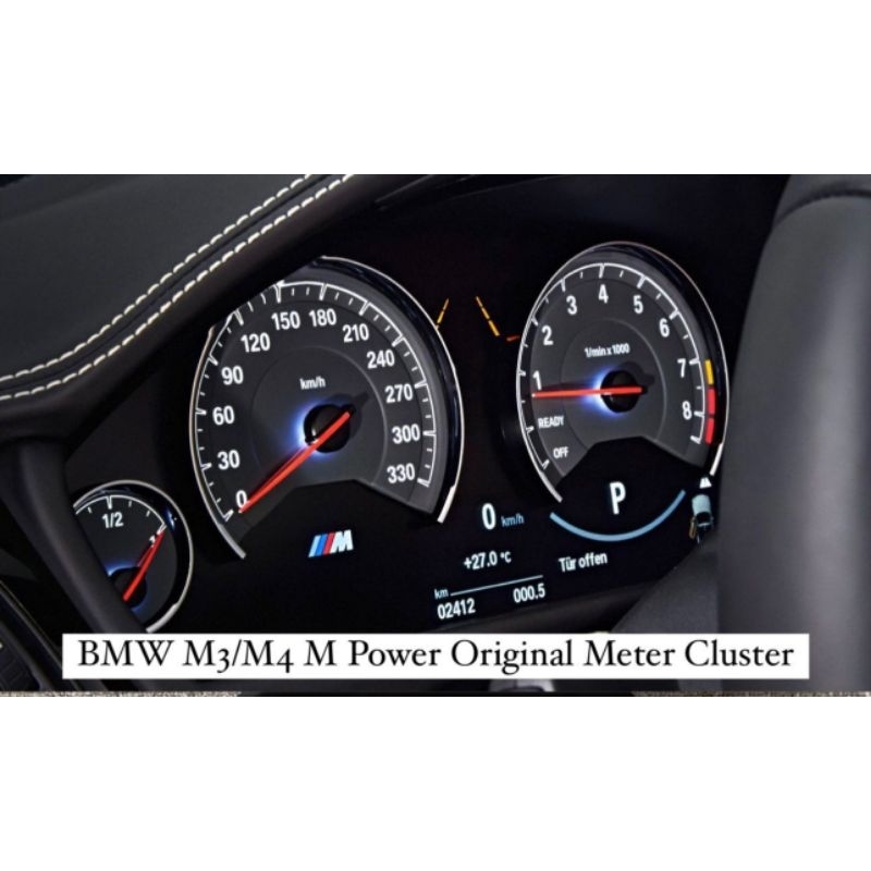 BMW F80 M3/ F82 Orginal Meter Cluster with Orginal Gear Module | Shopee ...