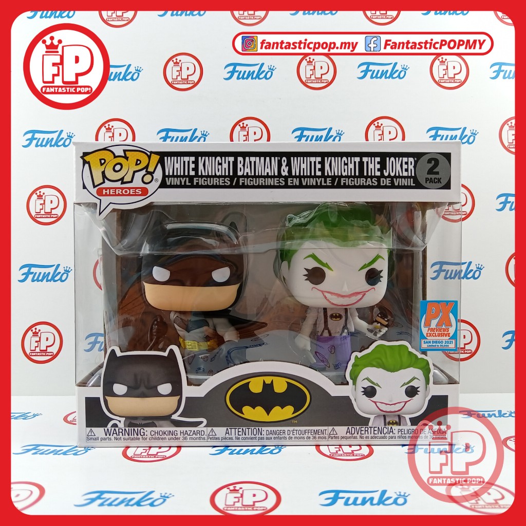 [IN STOCK] Funko POP ! DC - White Knight Batman & White Knight The ...