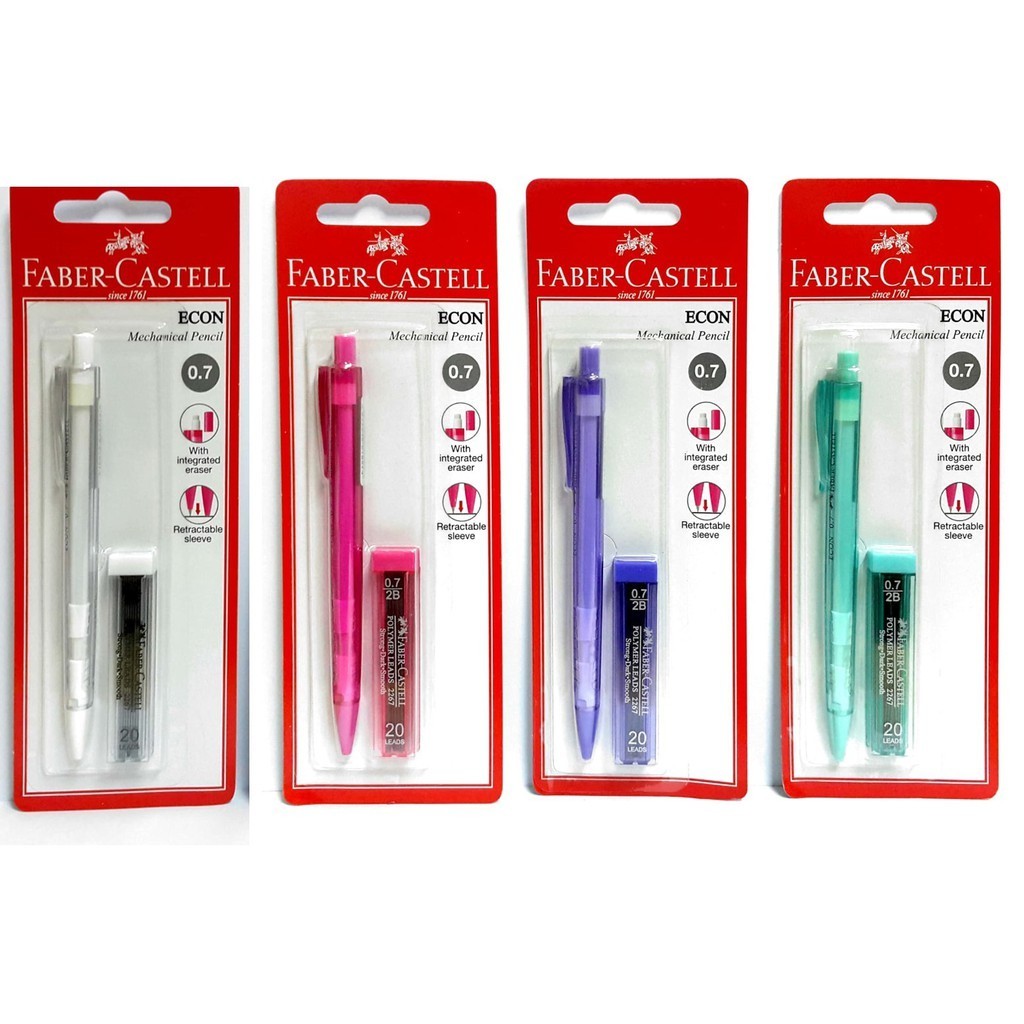 (Ready Stock) 0.5/0.7 Faber-Castell Mechanical pencil with lead set ...