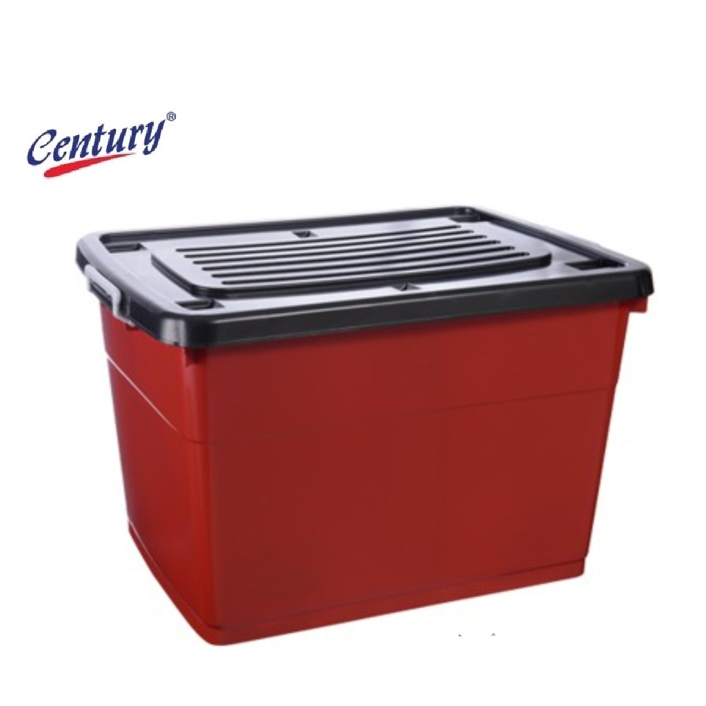 Century Storage Box With Wheel 80L Box Plastic Kotak Plastik ...