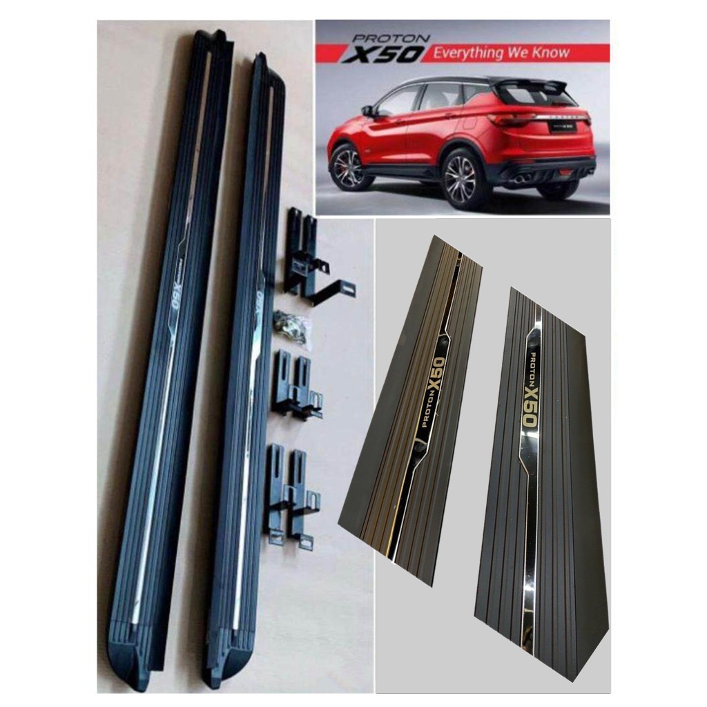 DC- Proton X50 Black Series Side Step Running Boards | Shopee Malaysia