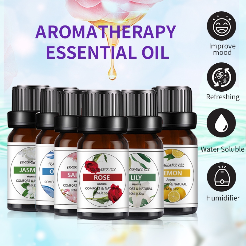Hgv Essential Oils 10ml Natural Aromatic Diffuser Humidifier Water