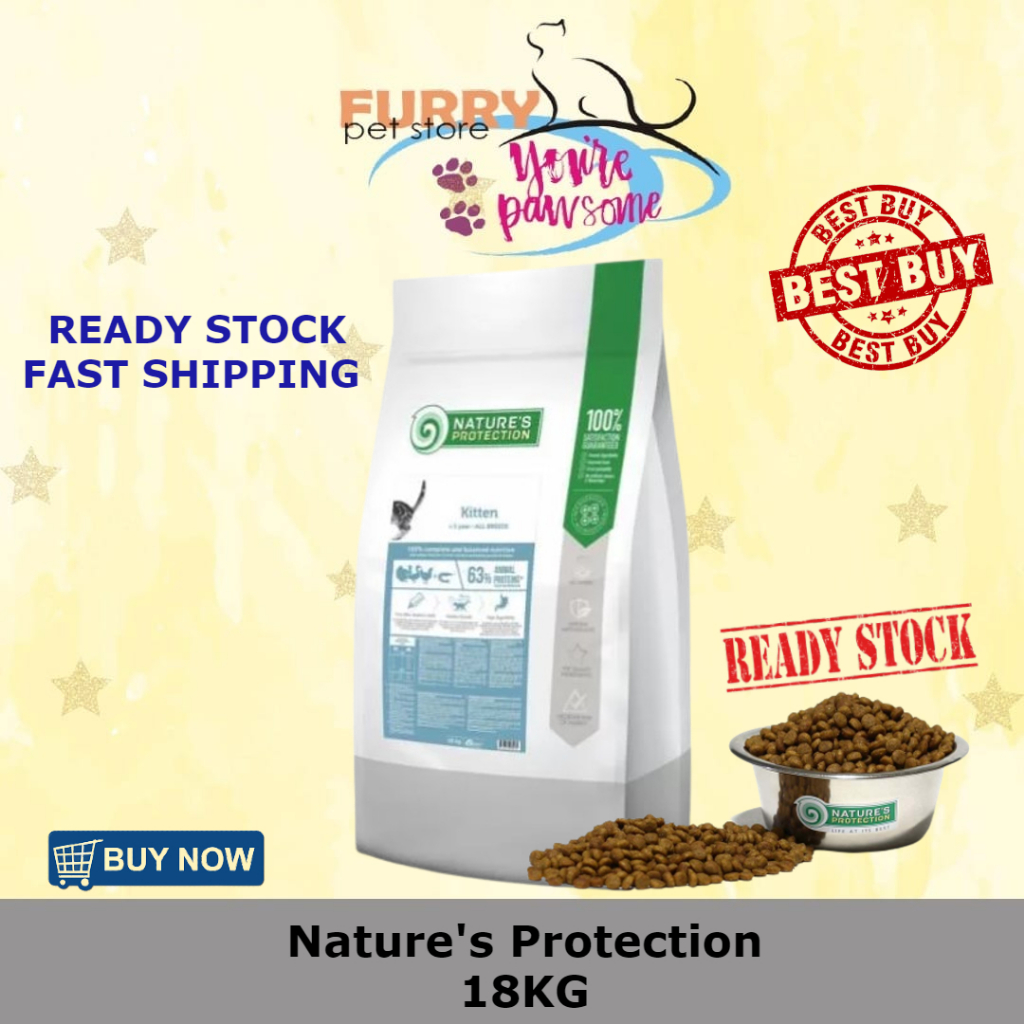 Nature’s Protection Kitten Cat Food - 18KG | Shopee Malaysia