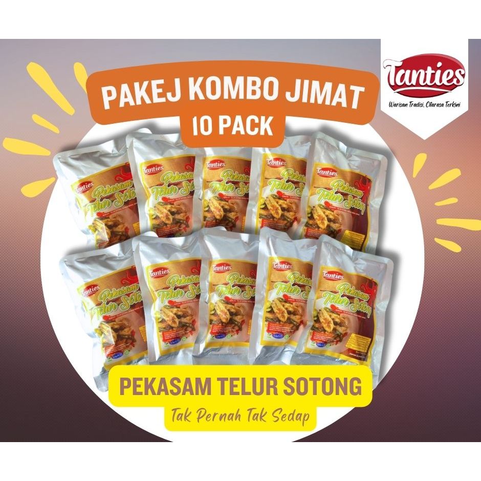 Kombo Jimat Pekasam Telur Sotong 10 Pack | Shopee Malaysia