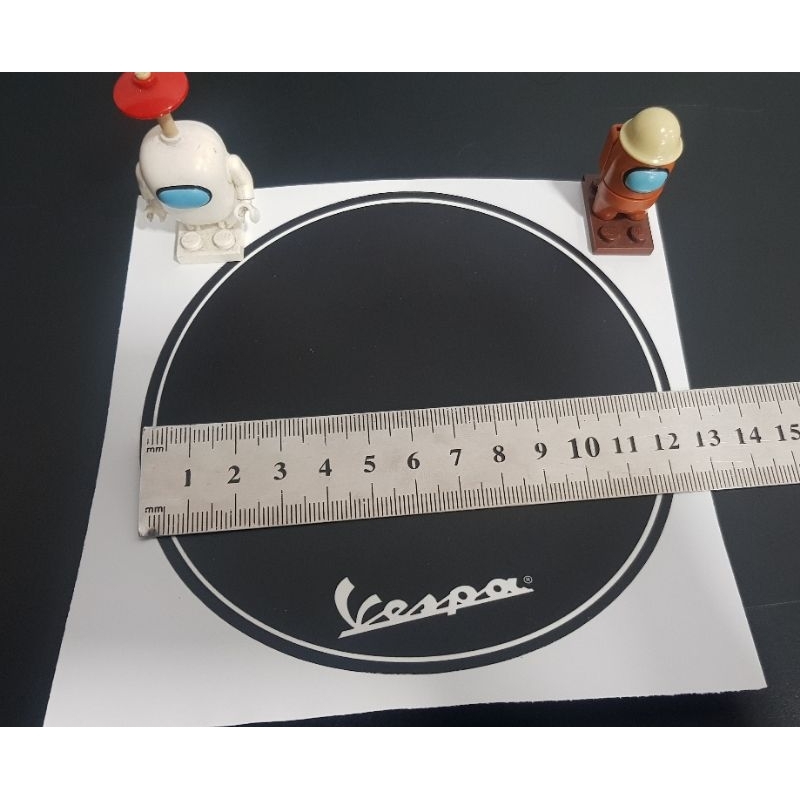 STICKER NUMBER PLATE VESPA | Shopee Malaysia