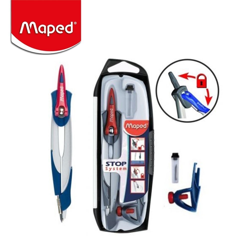 JOO HUAT Maped Compass Set Stop System ( 5 In 1 ) | Shopee Malaysia