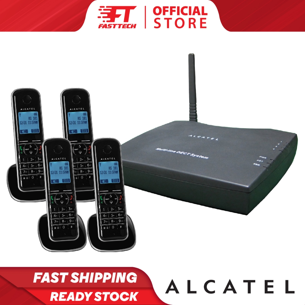 ALCATEL XPS3010 / XPS4010 Multi-line DECT System with Multi Handsets Call Transfer, Caller ID ...
