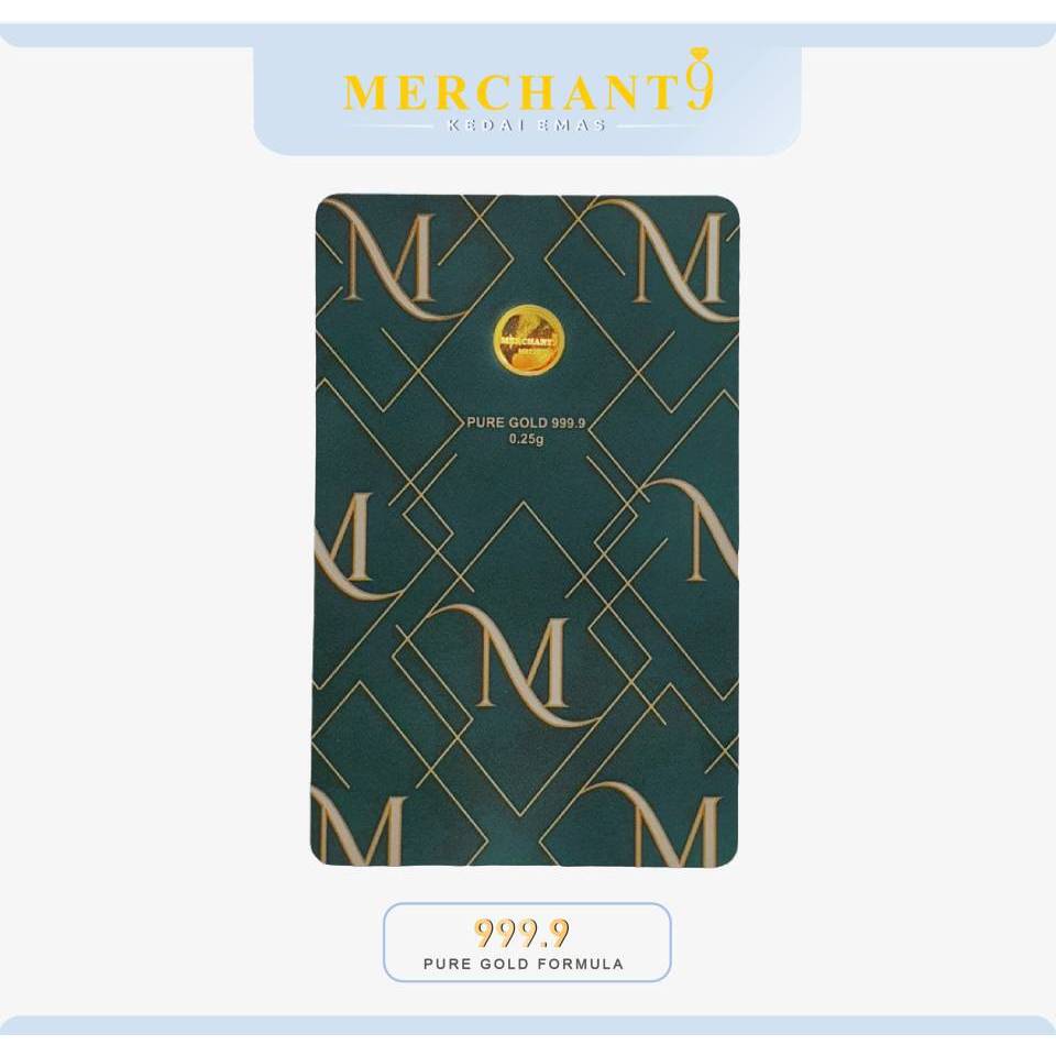 Merchant9 Exclusive Collections Gold Bar (0.25g) | Shopee Malaysia