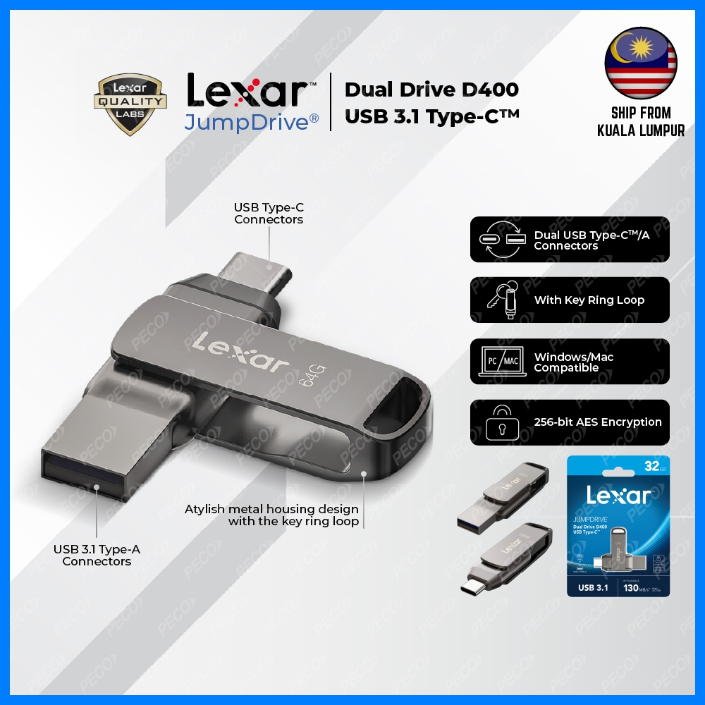 Lexar® JumpDrive® USB Flash Drive Support OTG Pendrive USB Disk for PC ...