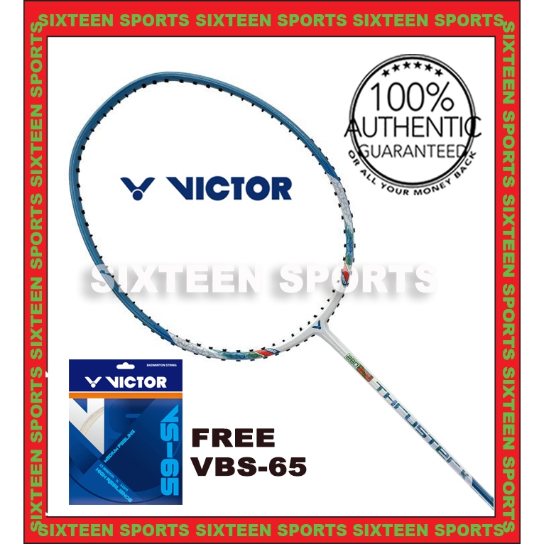 Victor Thruster K 280 Badminton Racket Frame (C/W Victor VBS 65 String ...
