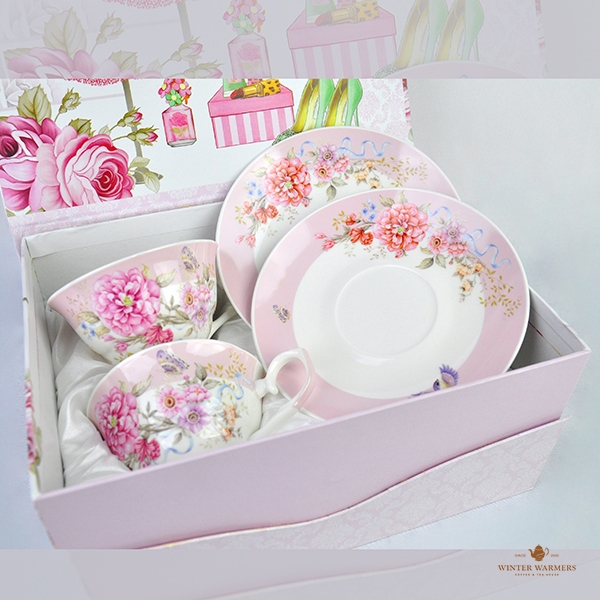 Double Teacup (Flower & Pink teacup) | Shopee Malaysia