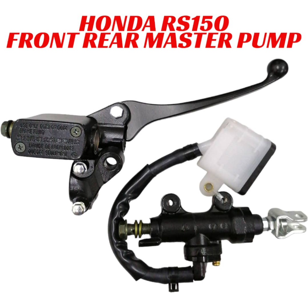Honda RS150 RS 150 RS Front Rear Master Pump Set Brsake System Disc ...