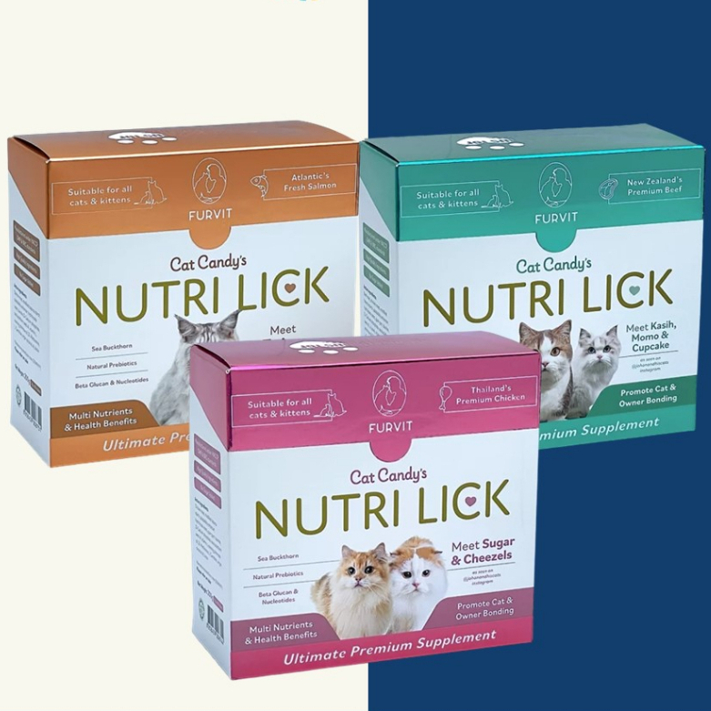 BOOSTER VITAMIN KUCING / FURVIT CAT CANDY'S NUTRI LICK (5GRAM) | Shopee ...