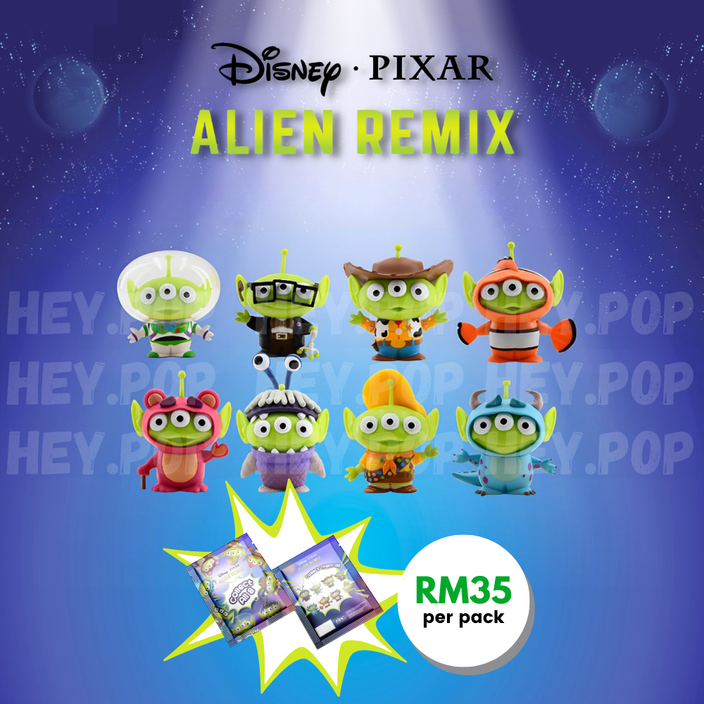 [READY STOCK] Disney Pixar GSC Alien Remix Blind Box (Toy Story/ Up ...