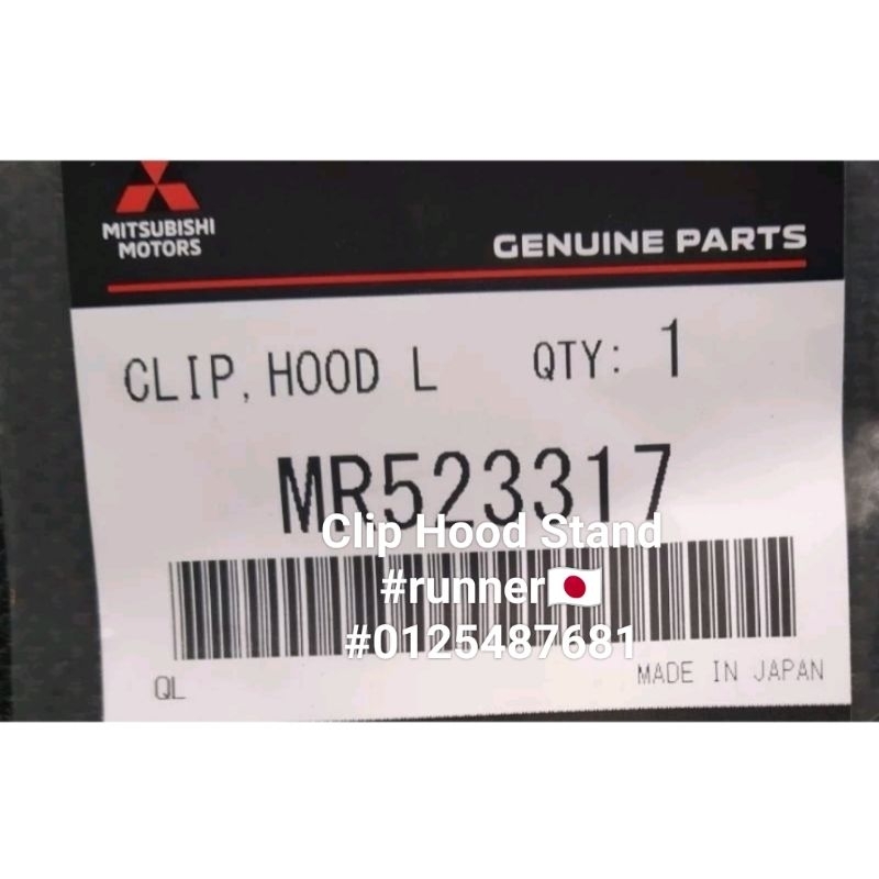 MITSUBISHI Clip Hood Stand | Shopee Malaysia