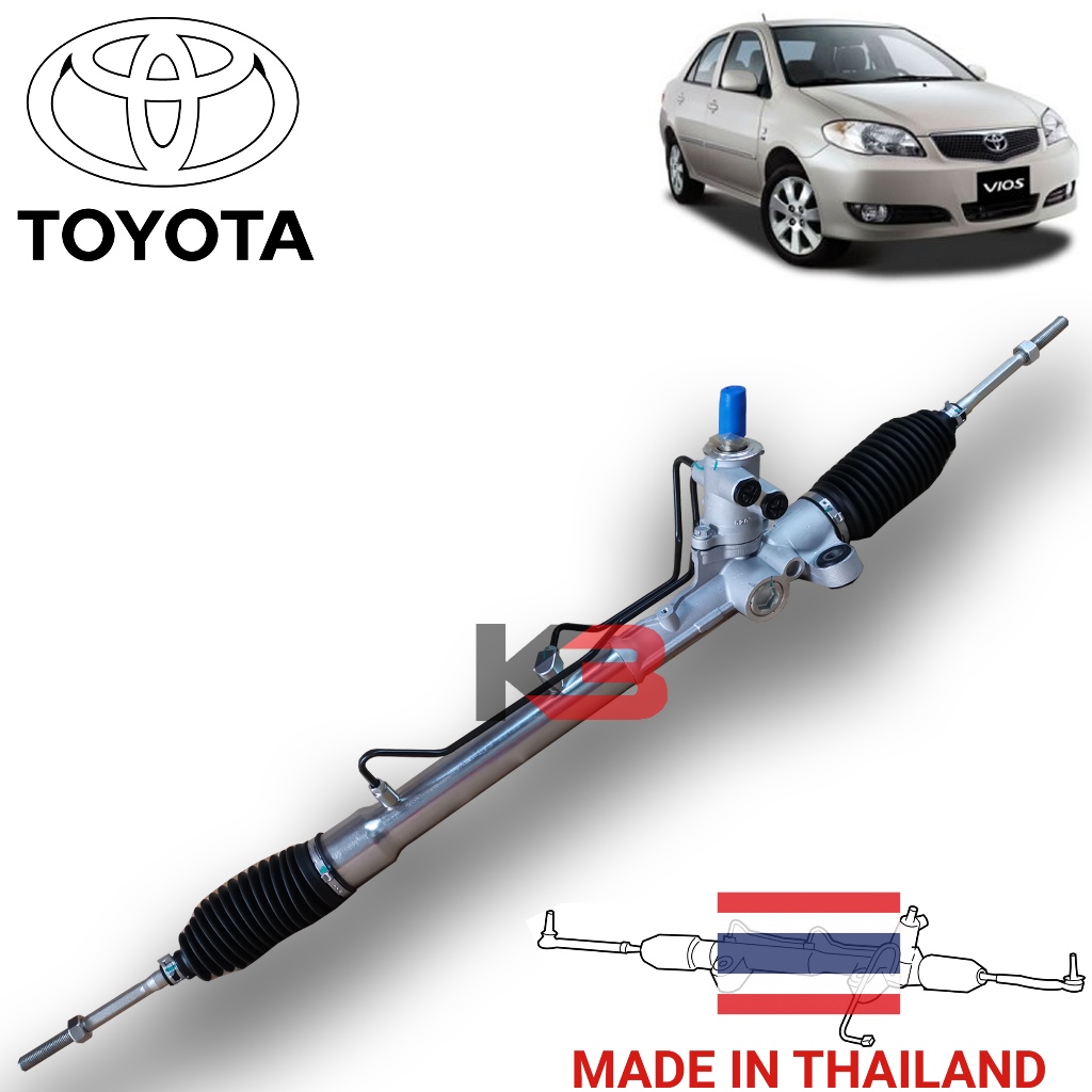 HI-QUALITY TOYOTA VIOS 1.5 NCP42 2003'-2007' NEW POWER STEERING RACK ...
