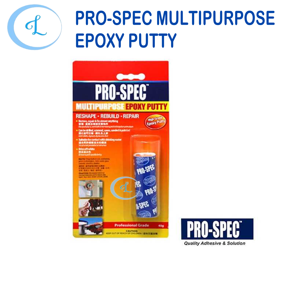 [READY STOCK] PRO-SPEC MULTIPURPOSE EPOXY PUTTY 45G | Shopee Malaysia