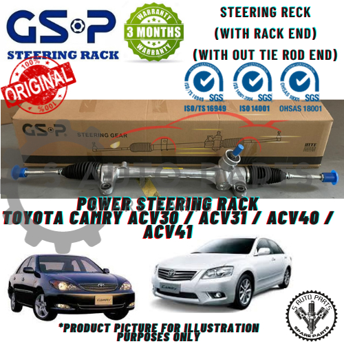 TOYOTA CAMRY 2.0-2.5 ACV30 / ACV31 / ACV40 / ACV41 POWER STEERING GEAR ...