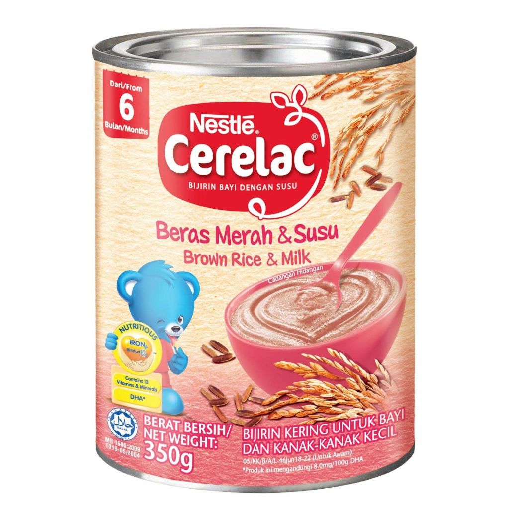 Nestle Cerelac Beras Merah & Susu 350g | Shopee Malaysia
