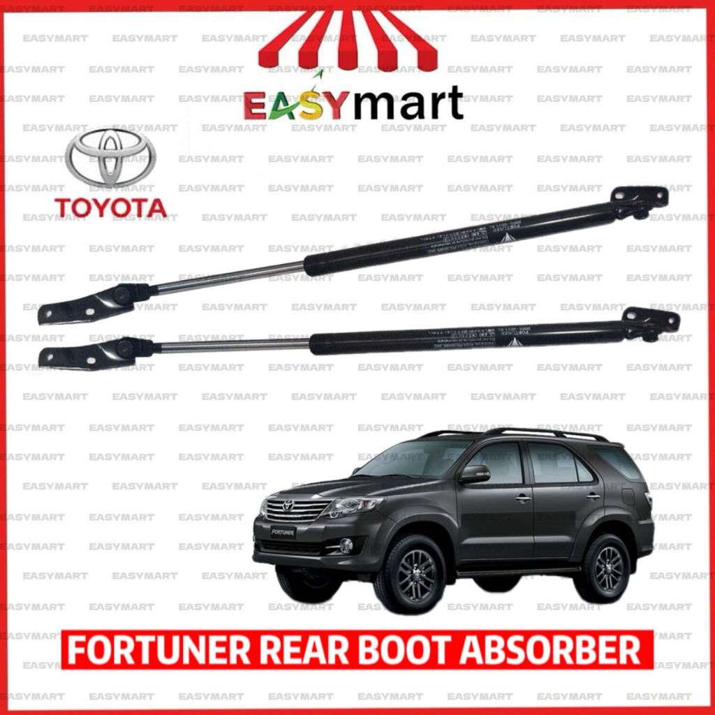 TOYOTA FORTUNER 2005-2015 Rear Bonnet Damper Boot Absorber Gas Spring ...