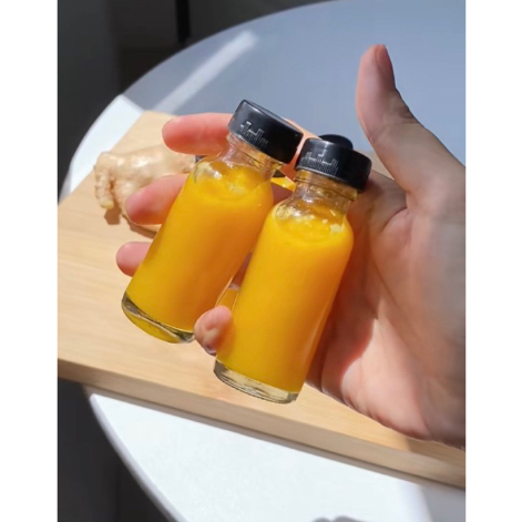 30ml Wellness Booster Storage Bottle/ Botol Kaca Viral 30ml/ Clear ...
