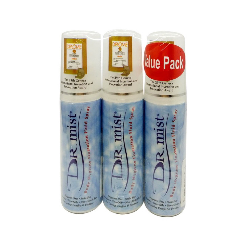 DR MIST MULTI ACTION HYGIENE BODY SPRAY 3x75mL / 75ml | Shopee Malaysia